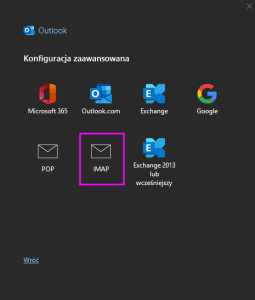 Jak skonfigurować pocztę w Outlook? - Pomoc i-host.pl